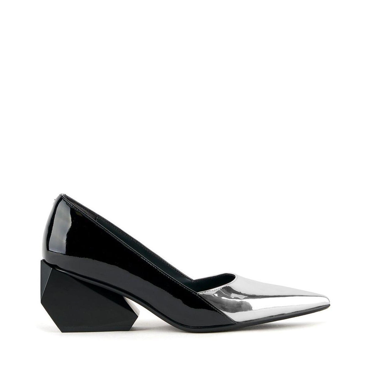 Click here for United Nude Womens Ricky Pump Mid - Silver + black prices
