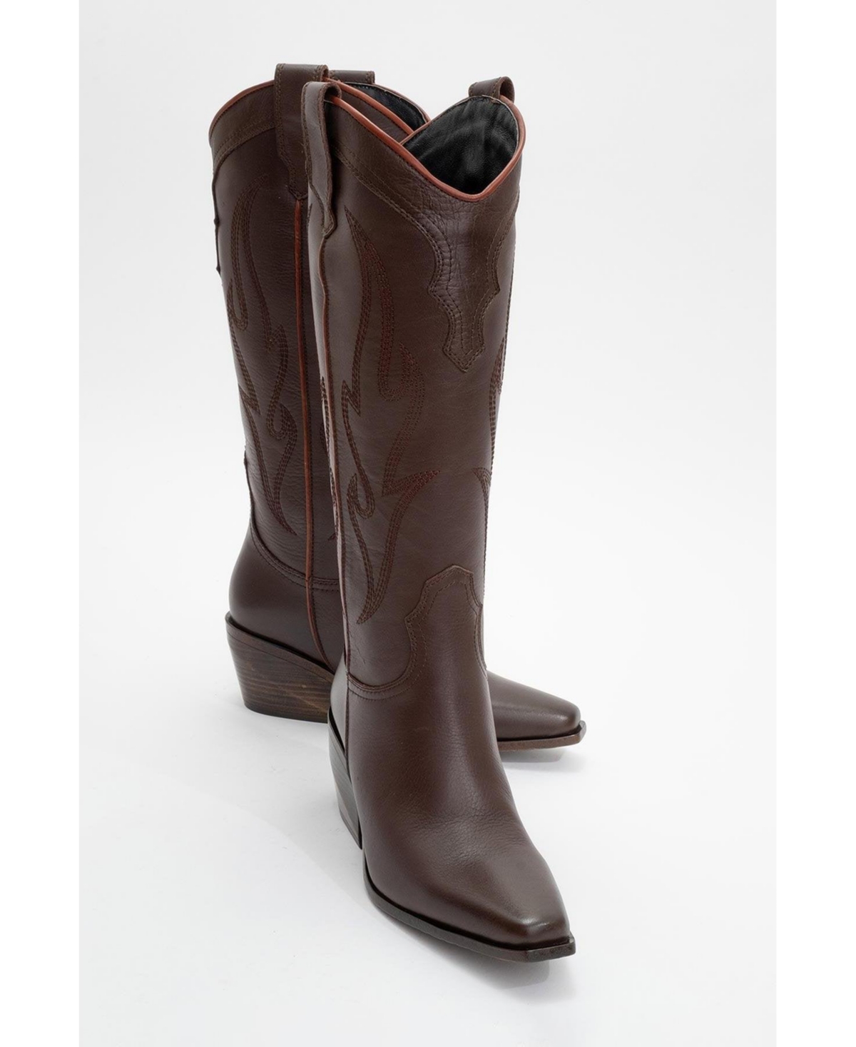 Click here for Forever & Always Shoes Pietro Leather Western Knee... prices