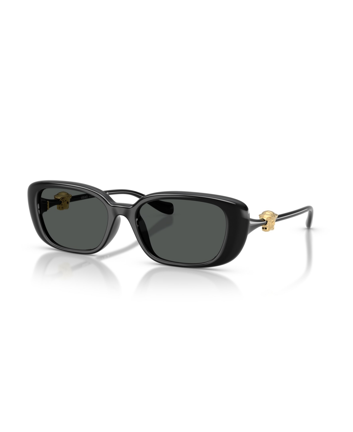 Click here for Versace Womens Rectangle Sunglasses  VE4504D - Bla... prices
