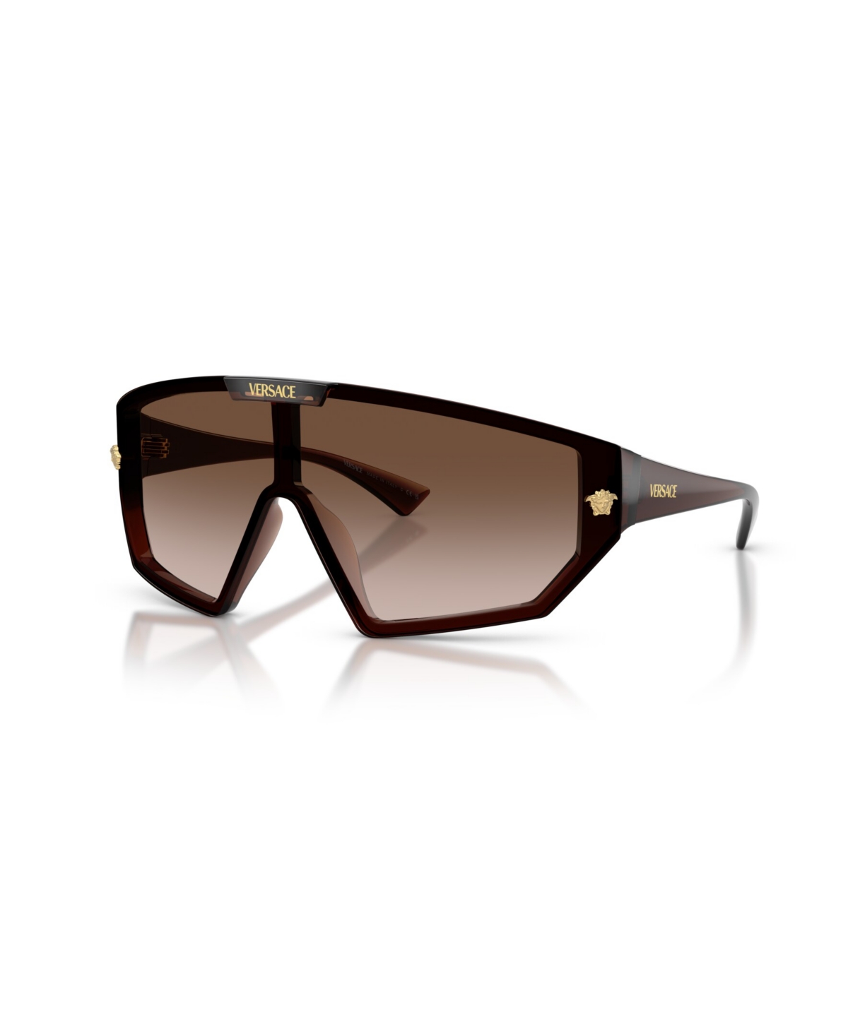 Click here for Versace Mens Geometric Sunglasses  VE4461 - Transp... prices