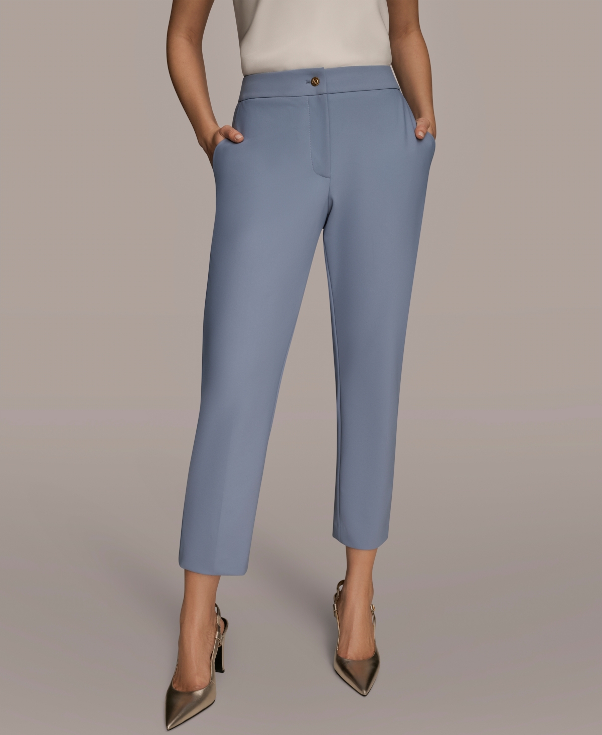Click here for Donna Karan New York Womens Slim Leg Ankle Pants -... prices
