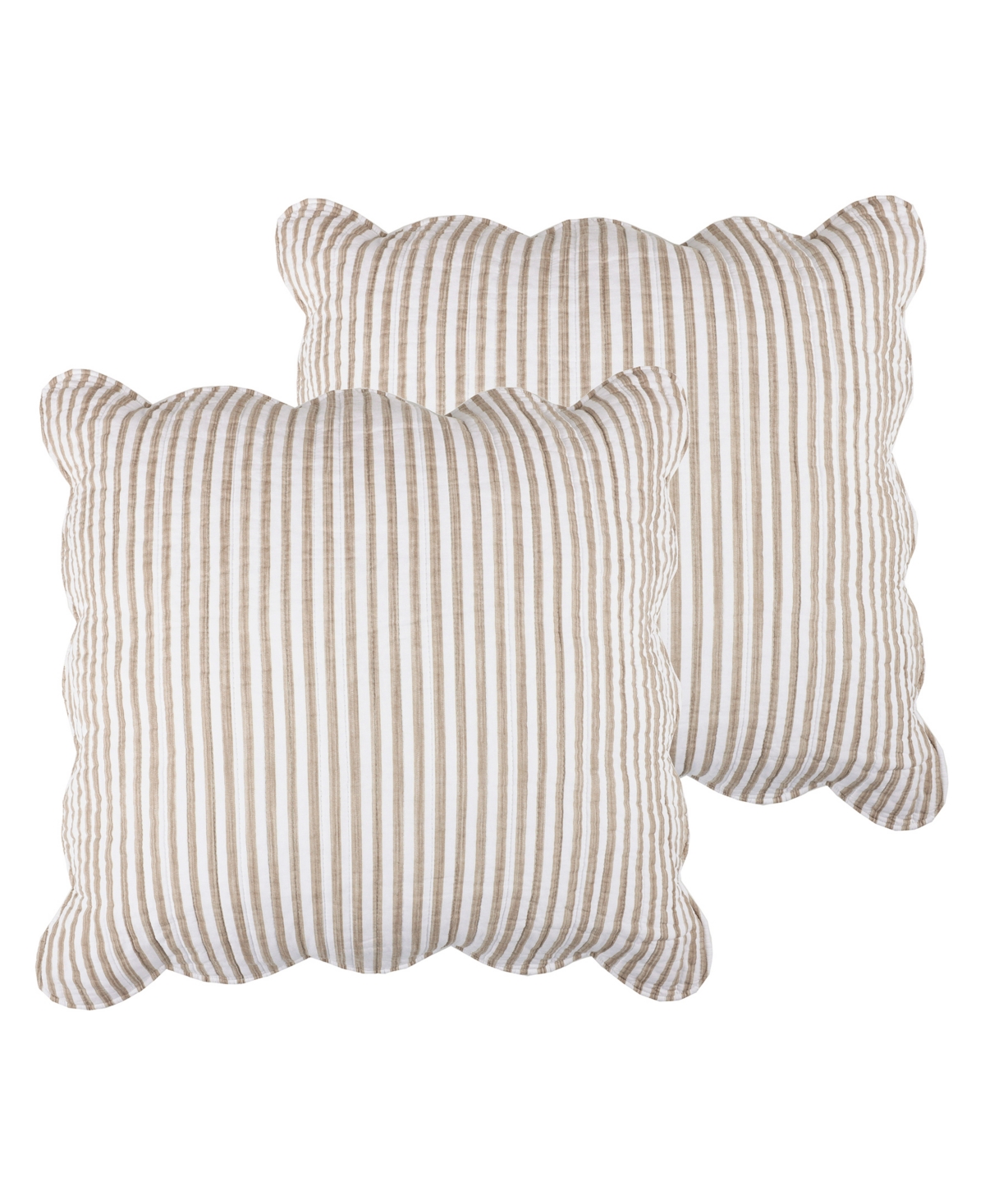 Click here for Levtex Martha Stripe 2-Pc. Sham Set  European - Ta... prices