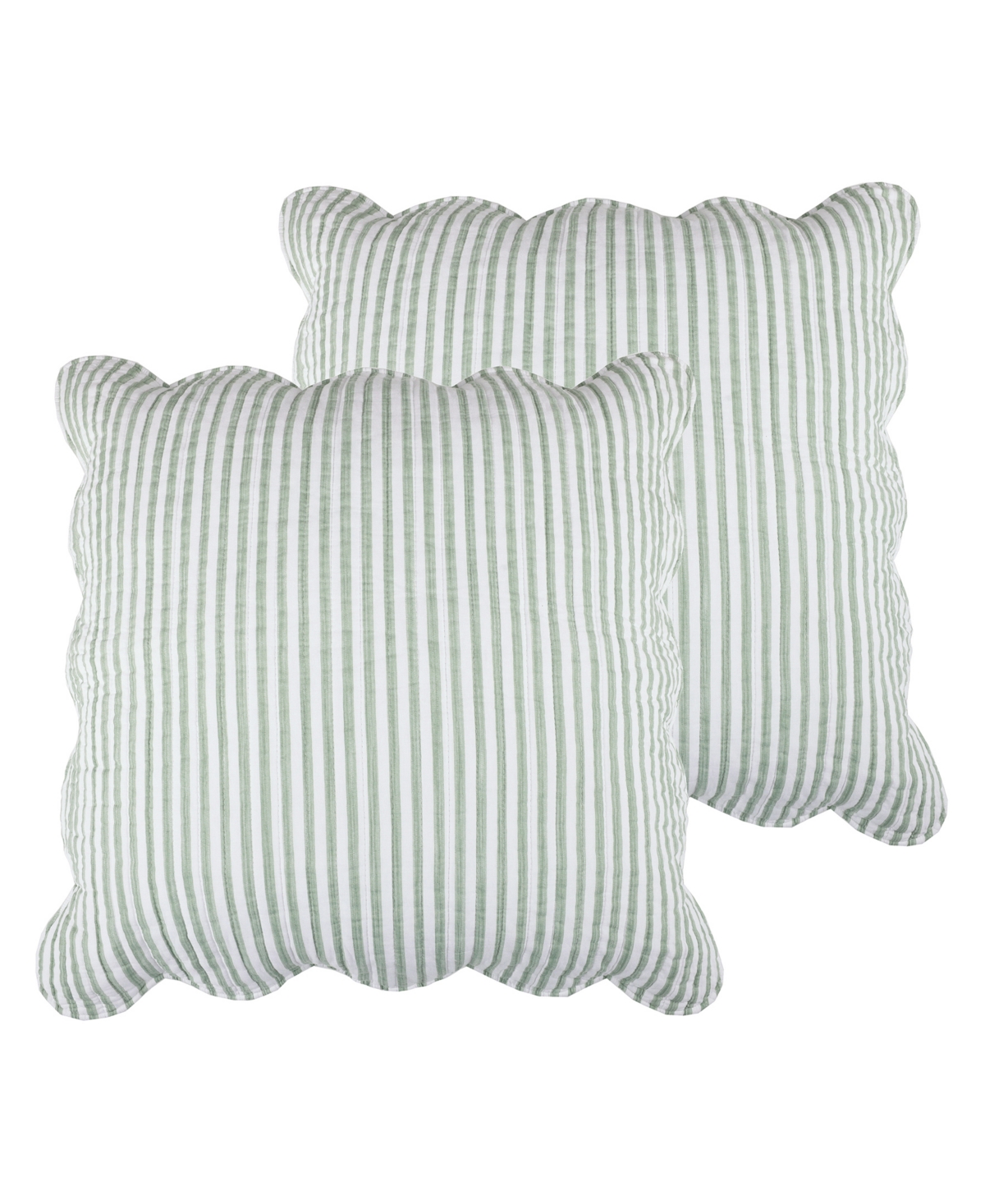 Click here for Levtex Martha Stripe 2-Pc. Sham Set  European - Sa... prices