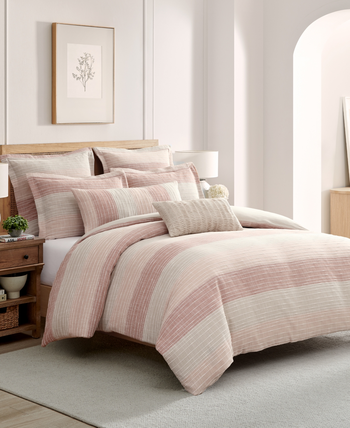 Click here for Levtex Sand Stripes Textured 2-Pc. Duvet Cover Set... prices