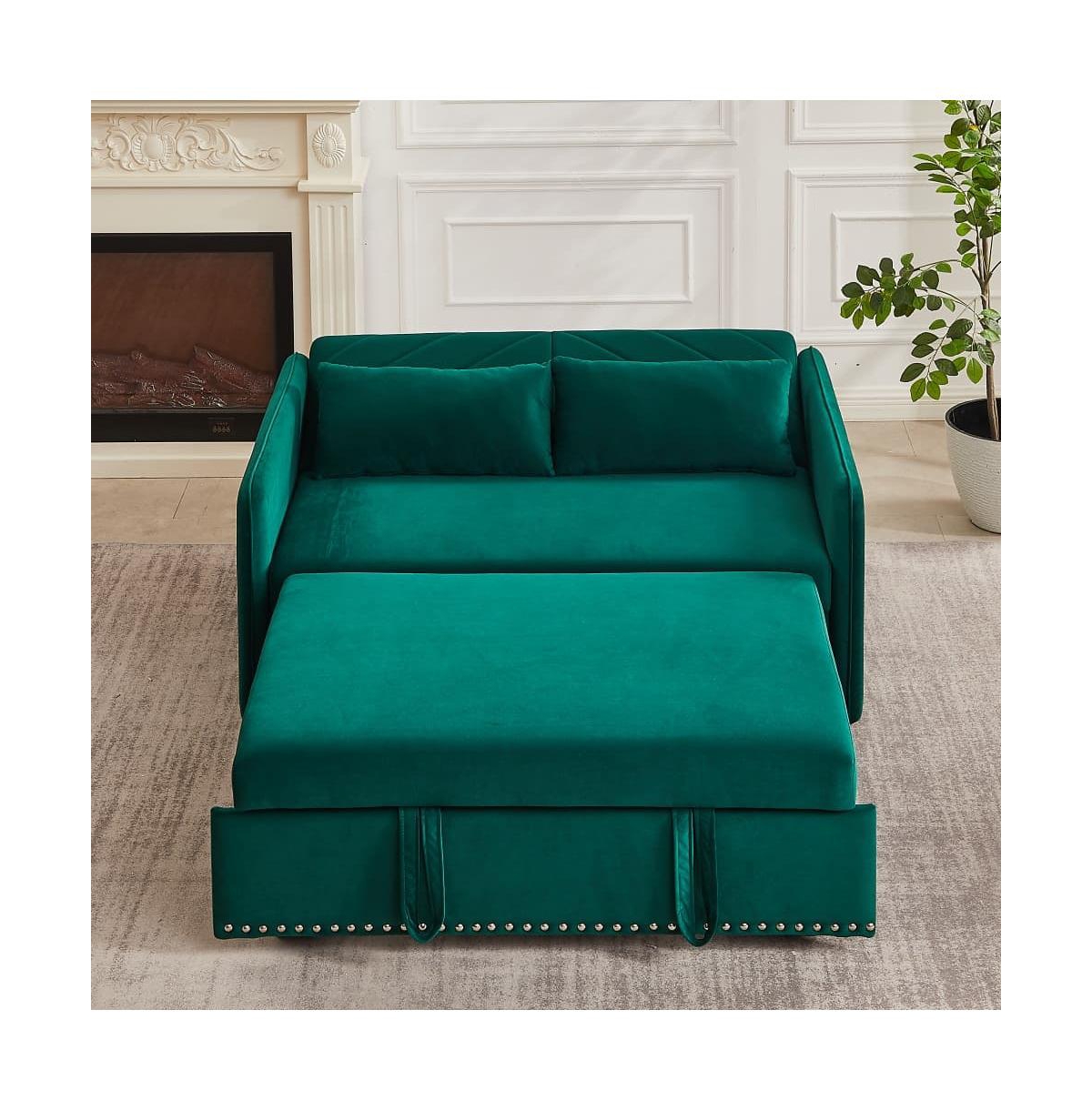 Click here for 55 Pull-Out Sleeper Sofa Bed with Usb Ports  Adjus... prices