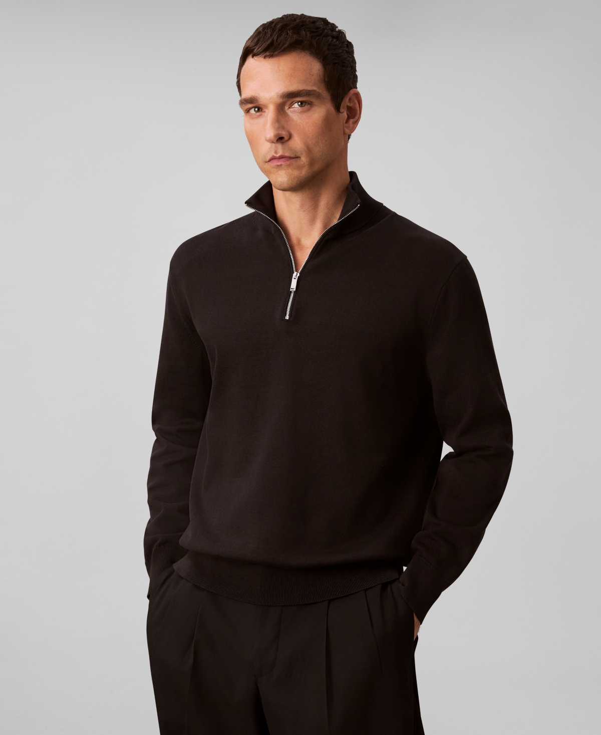 Click here for Calvin Klein Mens Quarter Zip Classic Fit Sweater... prices