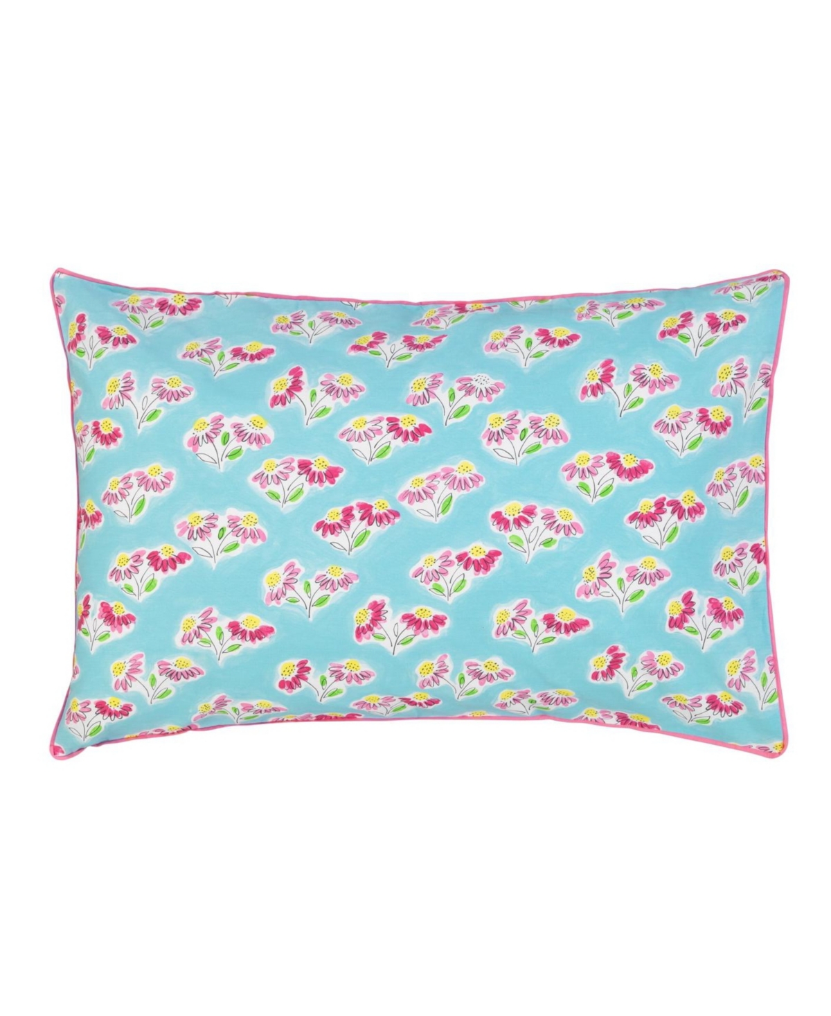 Click here for Flora Queen Pillowcase - Blue i white l red prices