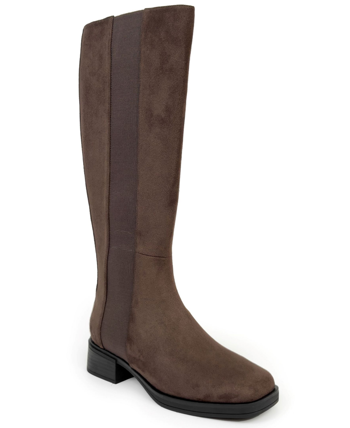 Click here for Aerosoles Womens Daria Riding Boots - Java Faux Su... prices