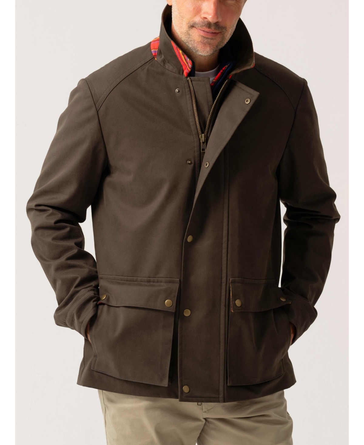 Click here for Koy Clothing Mens Car Coat - Dark olive prices