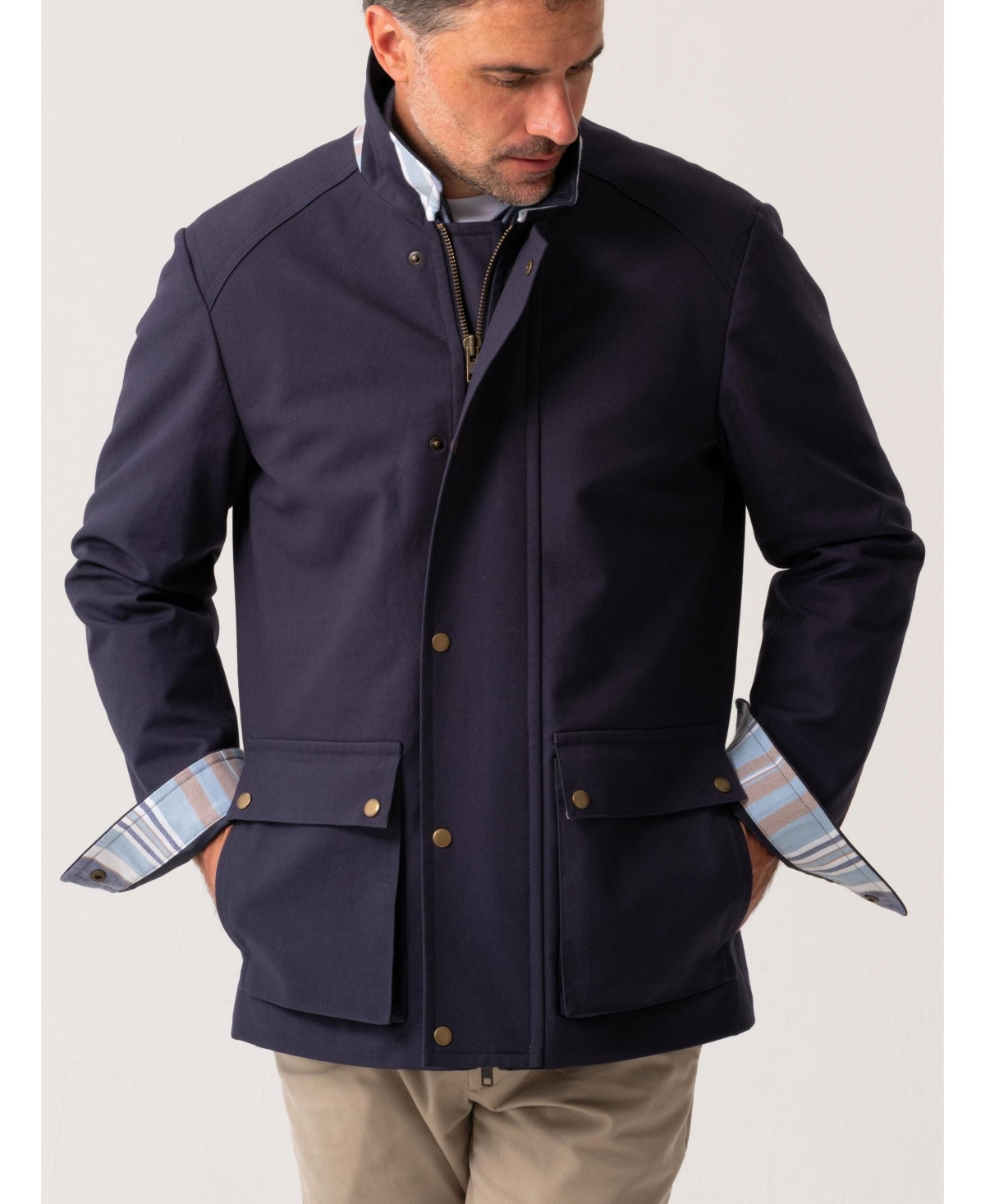 Click here for Koy Clothing Mens Car Coat - Navy prices