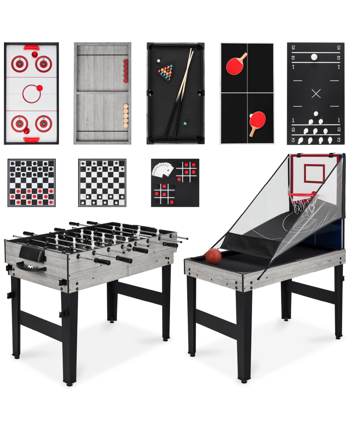 Click here for Best Choice Products 13-in-1 Combo Game Table Set... prices