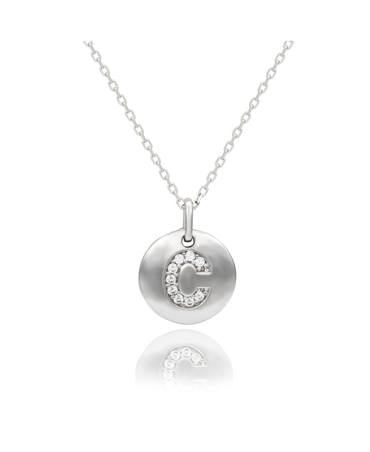 Click here for Suzy Levian Sterling Silver Cubic Zirconia Letter... prices