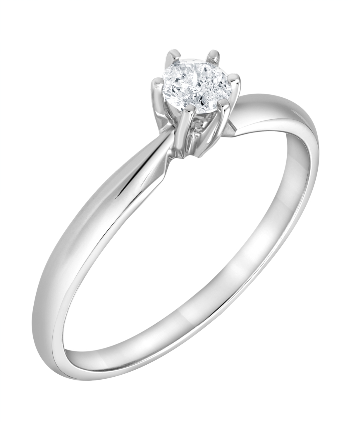 Click here for Macys Diamond Ring (1/5 ct. t.w.) in 14K White Gol... prices