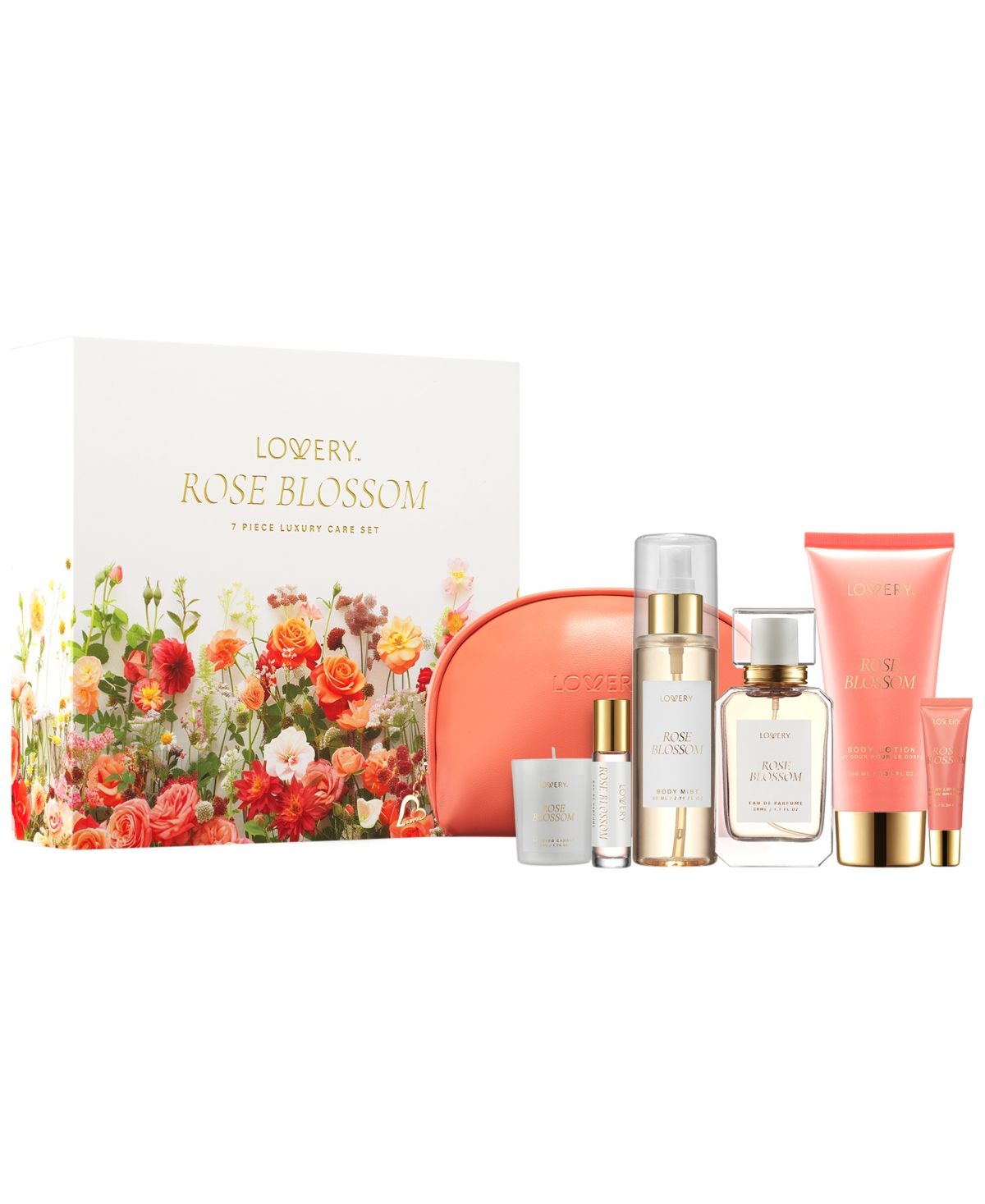 Click here for Lovery 7-Pc. Rose Blossom Gift Set prices