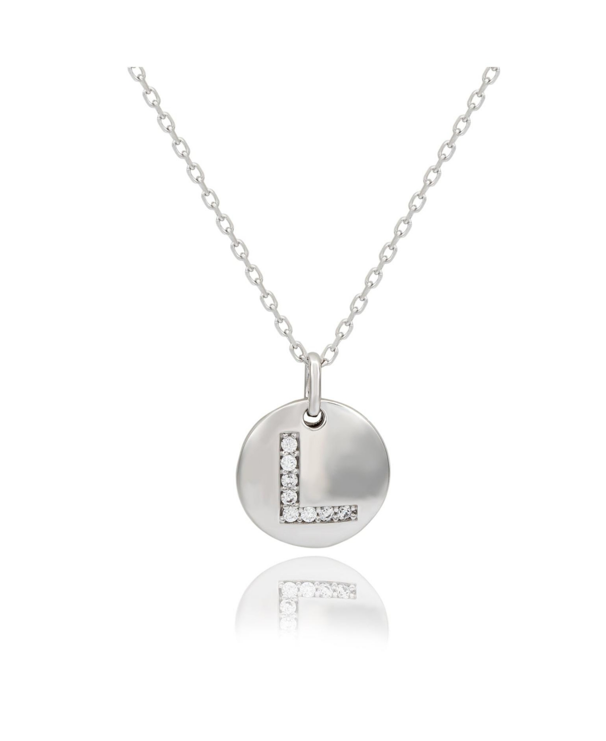 Click here for Suzy Levian Sterling Silver Cubic Zirconia Letter... prices