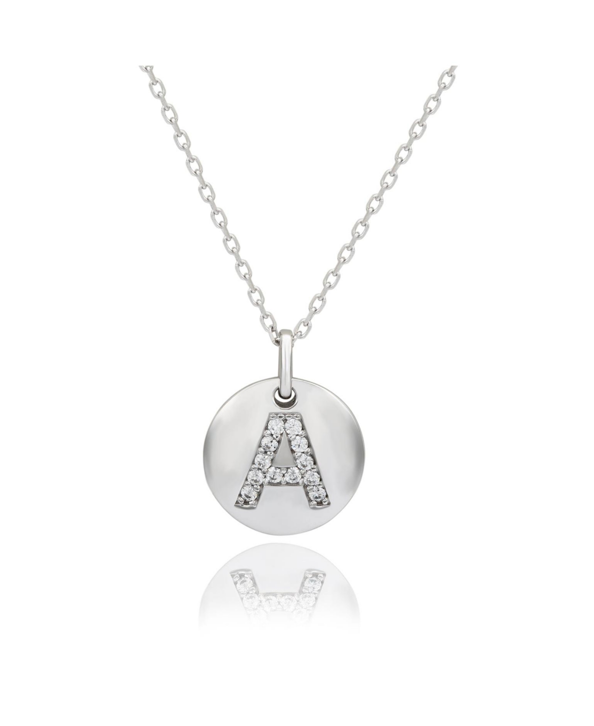 Click here for Suzy Levian Sterling Silver Cubic Zirconia Letter... prices