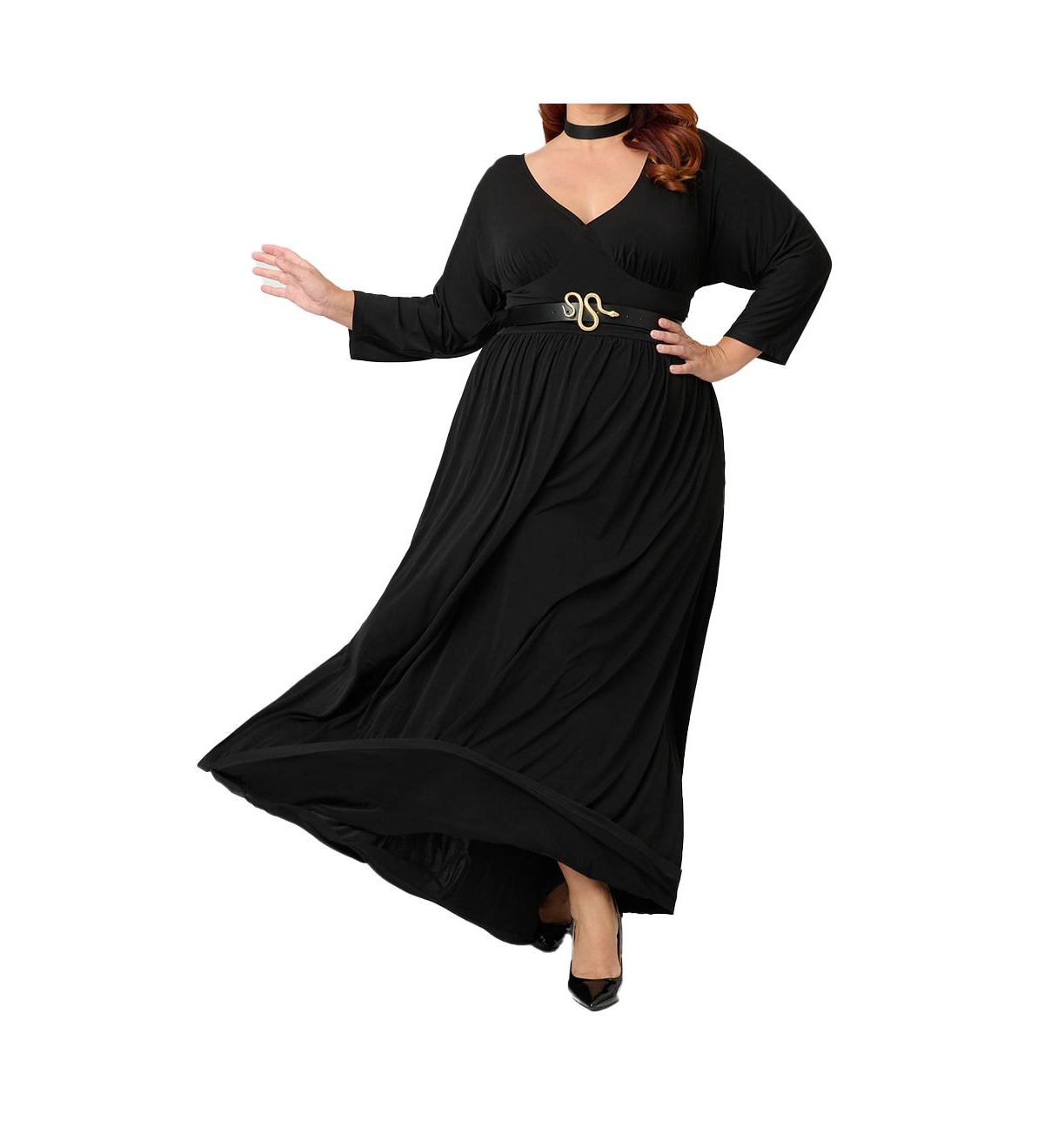 Click here for Unique Vintage Plus Size 3/4 Sleeve Batwing Maxi D... prices
