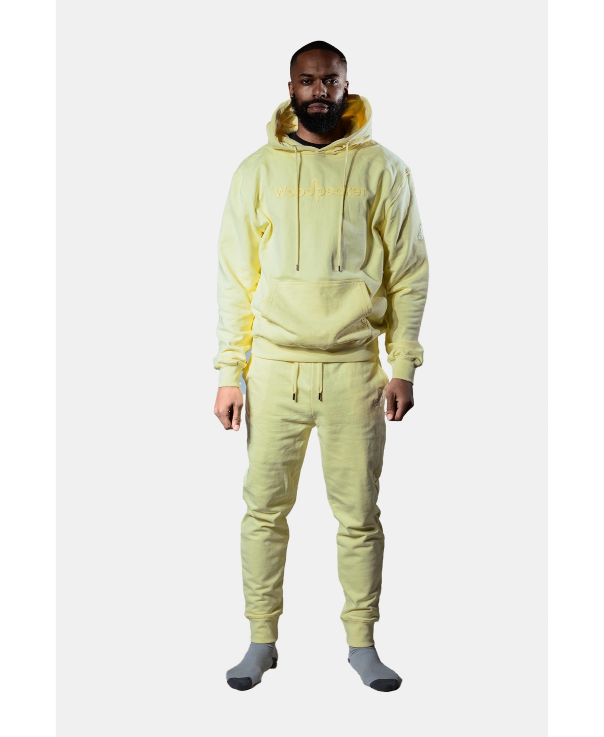 Click here for Woodpecker Mens Cotton Sweatsuit - Yellow prices