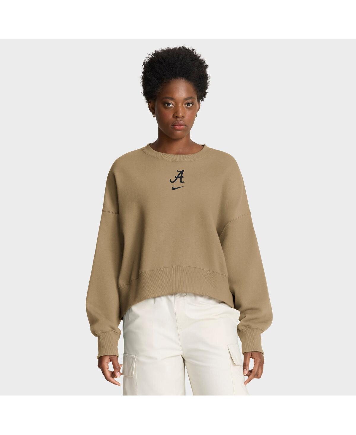 Click here for Nike Womens Tan Alabama Crimson Tide Oversized Pho... prices