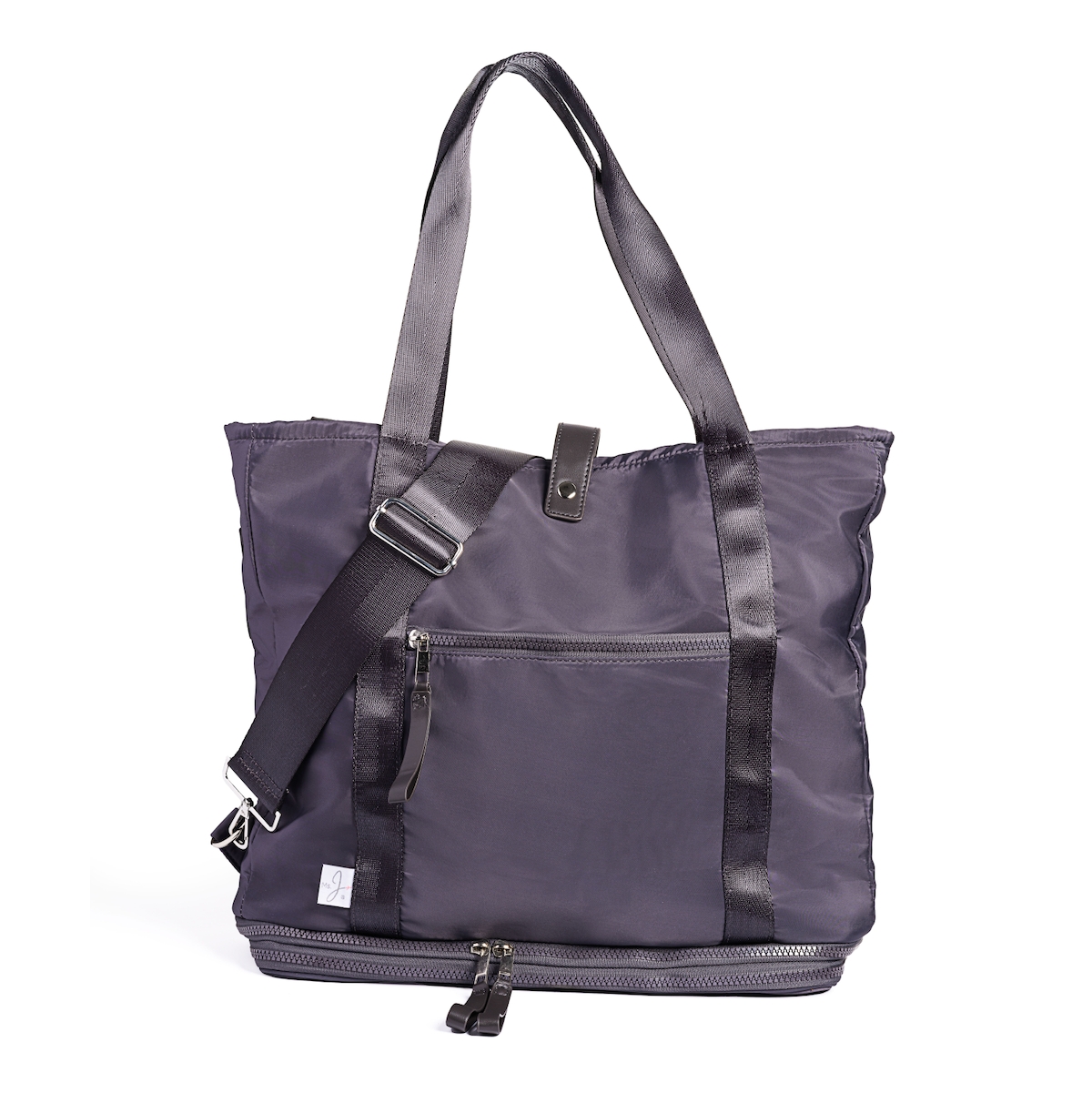 Click here for Ms. Jetsetter Metro Tote  Black - Grey prices