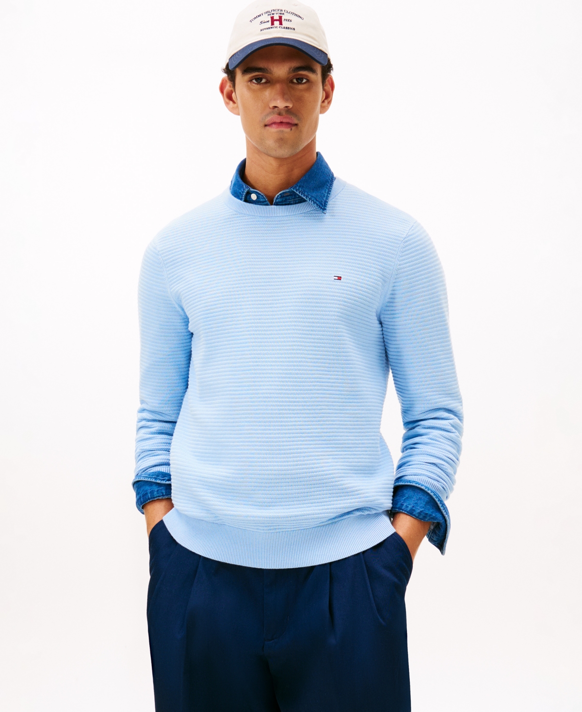 Click here for Tommy Hilfiger Mens Crewneck Seasonal Sweater - We... prices