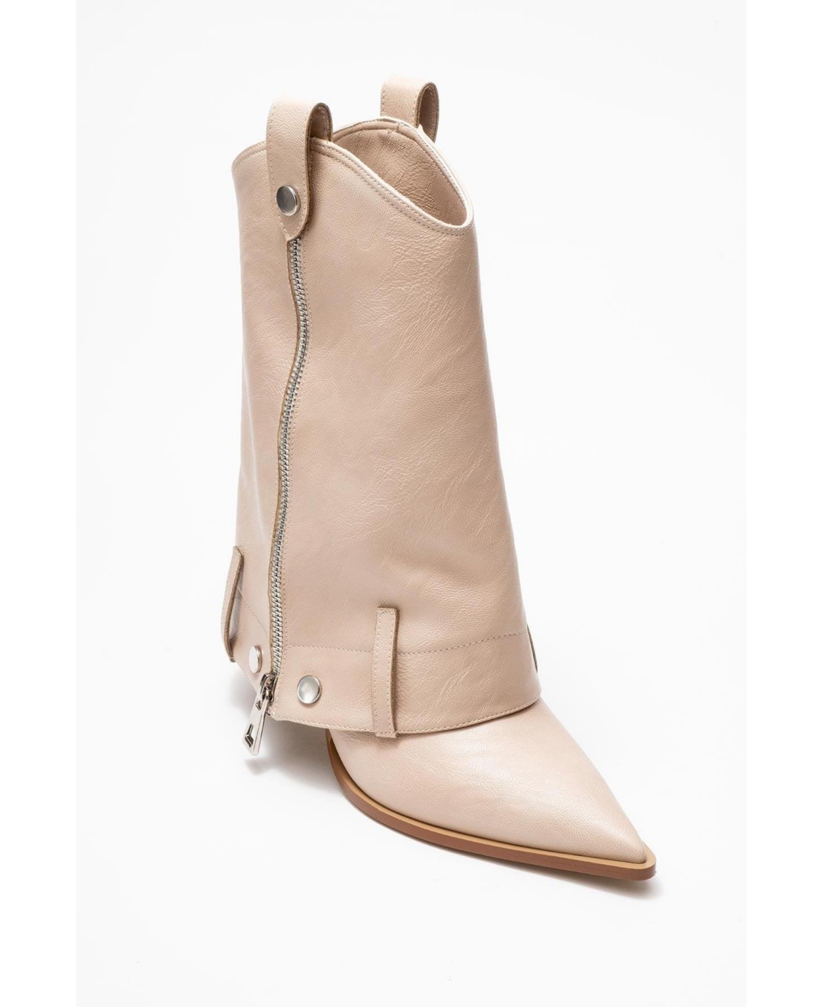 Click here for Prologue Shoes Lola Zip Pointed Toe Heel Boot (Wom... prices