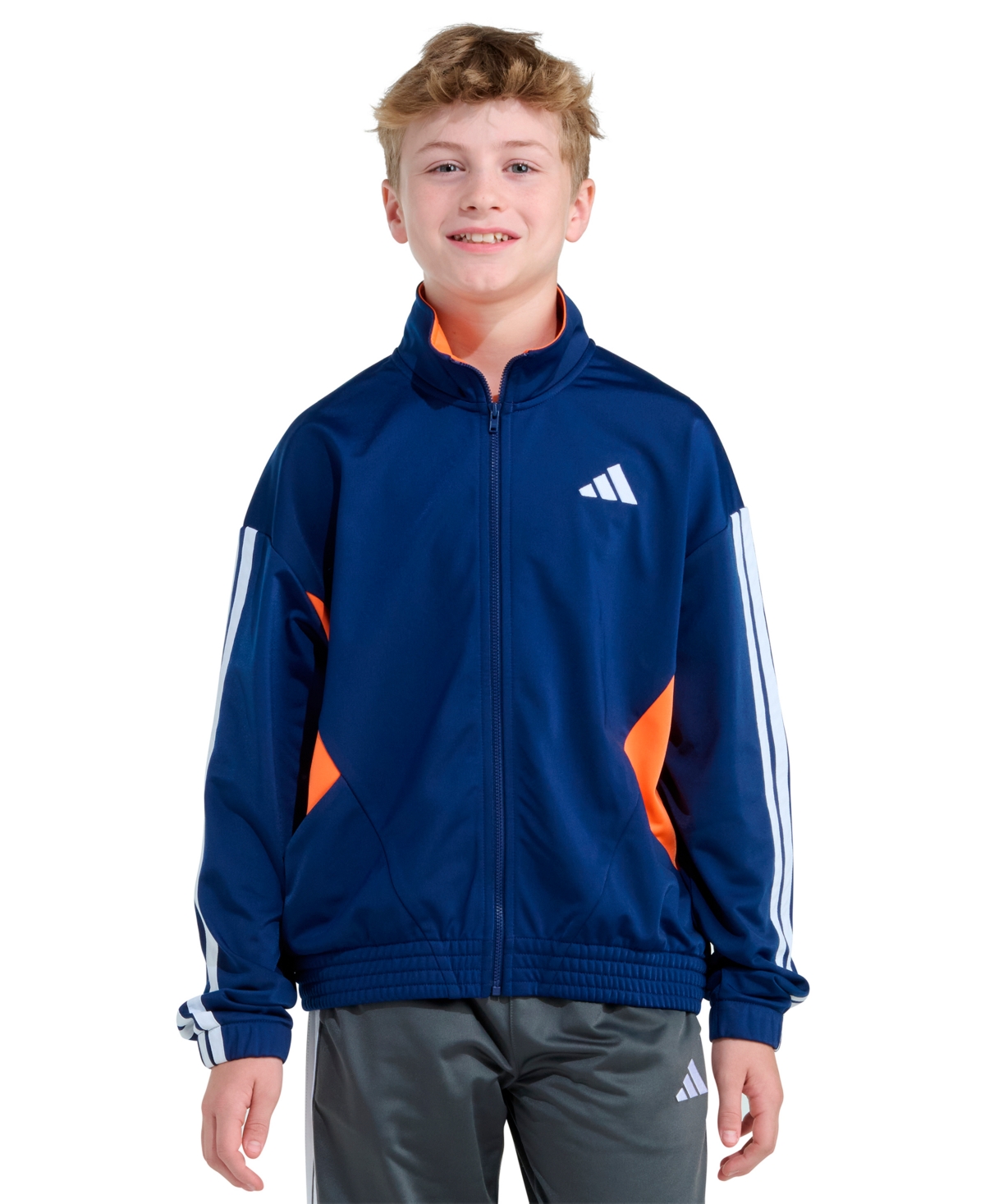 Click here for adidas Boys 8-20 Long-Sleeve Sport Block Jacket -... prices