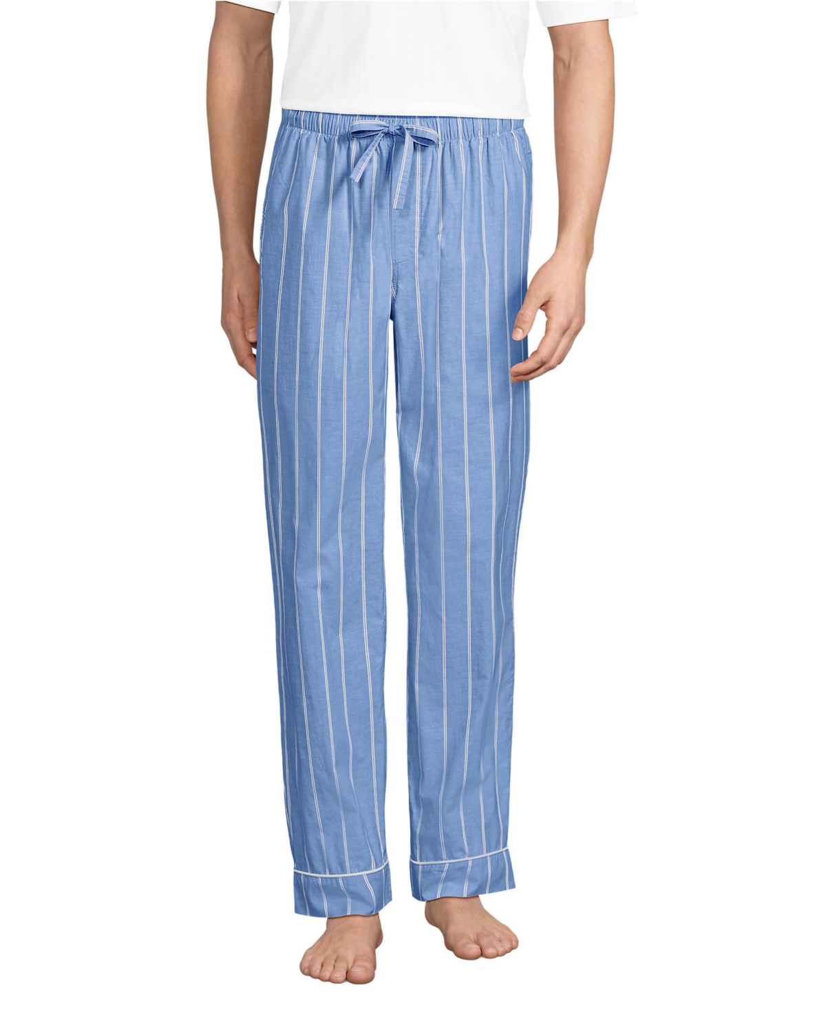Click here for Lands End Mens Essential Pajama Pants - Muted coba... prices