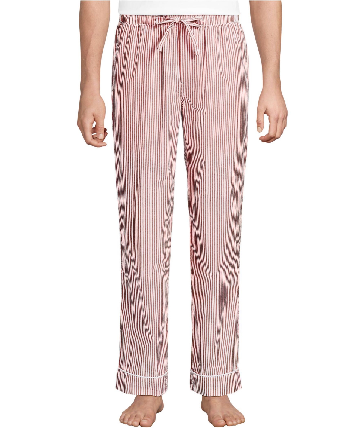 Click here for Lands End Mens Essential Pajama Pants - Bourbon st... prices