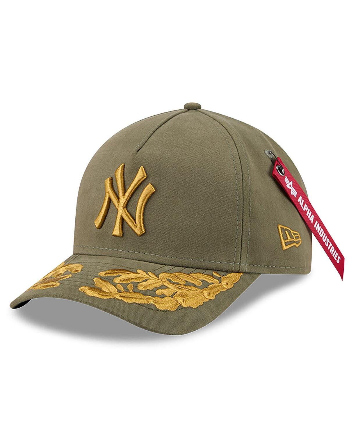 Click here for New Era x Alpha Industries Mens Olive New York Yan... prices