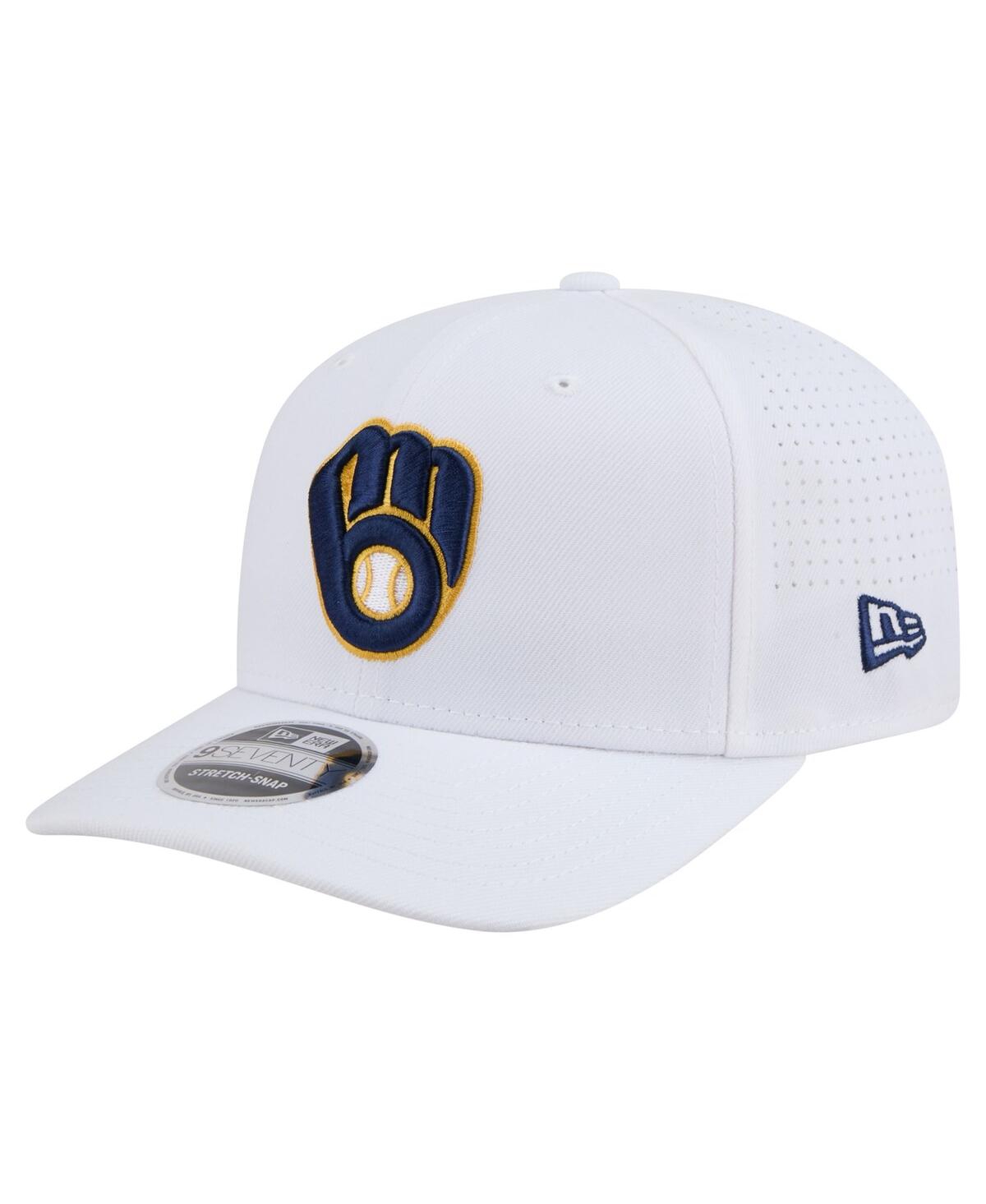 Click here for New Era Mens White Milwaukee Brewers Coolera 9SEVE... prices
