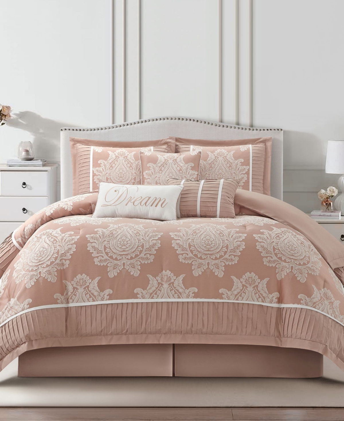 Click here for Stratford Park Therese Damask 7-Pc. Comforter Set... prices
