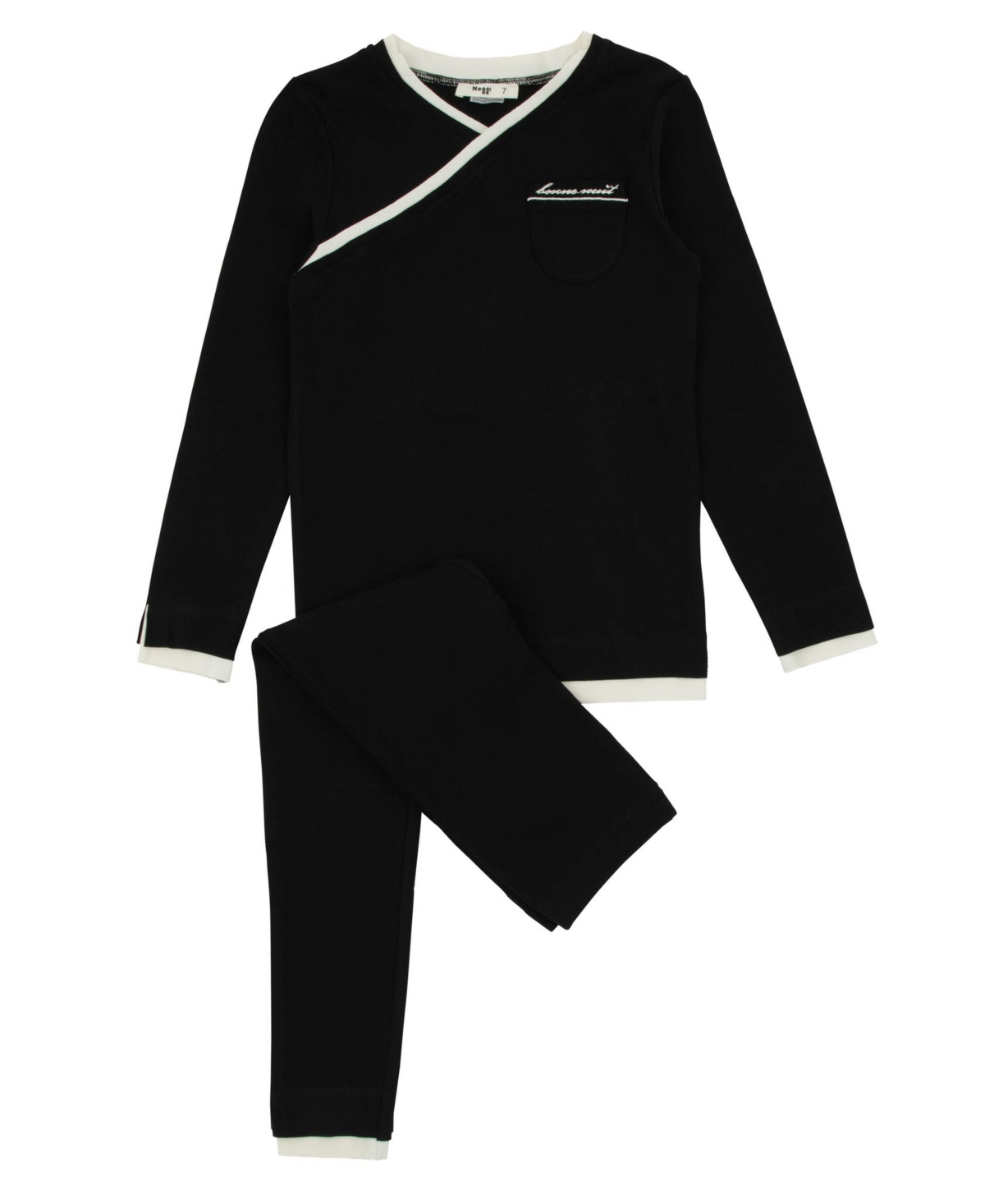 Click here for NoggiWear Boys Cotton Muslin Patch Footie - Black... prices