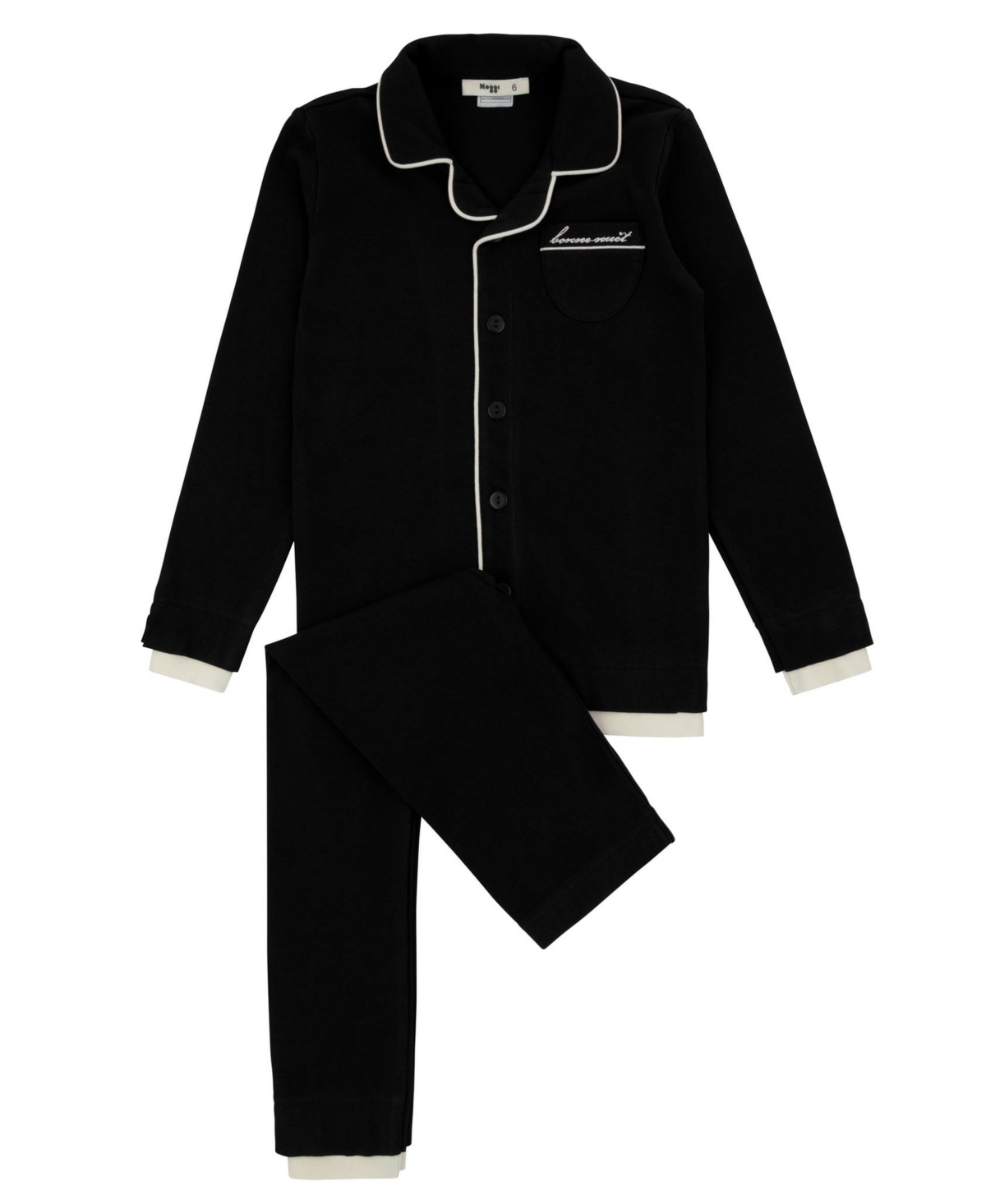 Click here for NoggiWear Boys Cotton Muslin Patch Footie - Black... prices