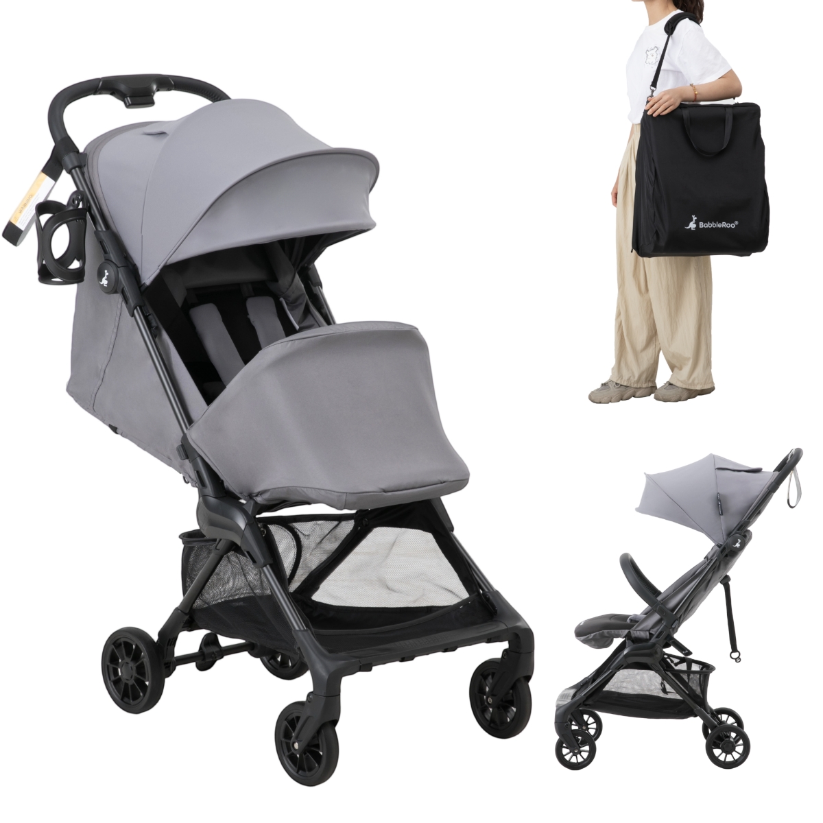 Click here for BabbleRoo Lightweight Stroller - Seagrass - Charco... prices