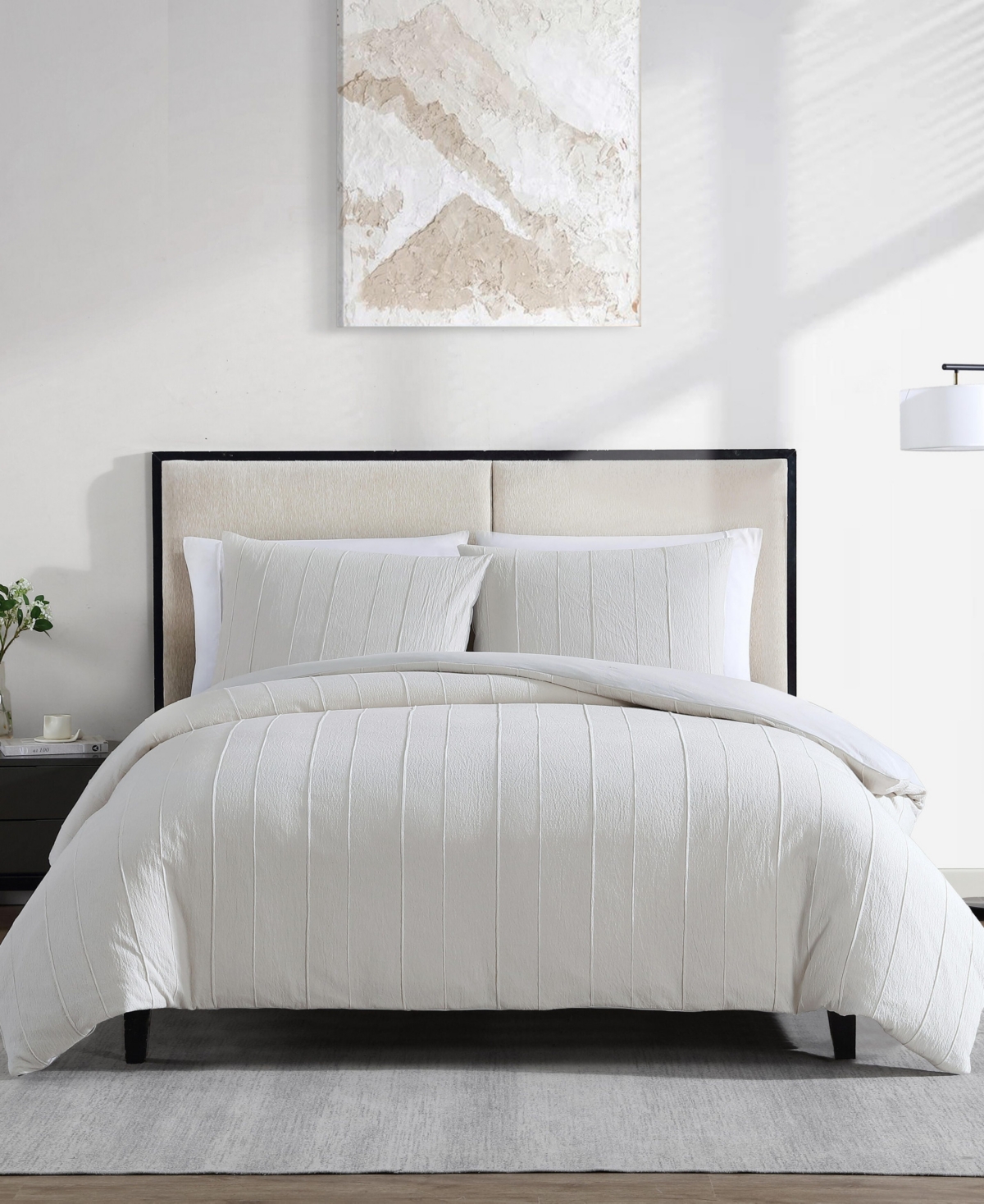 Click here for Vera Wang Woven Tucks Jacquard 3-Pc. Comforter Set... prices