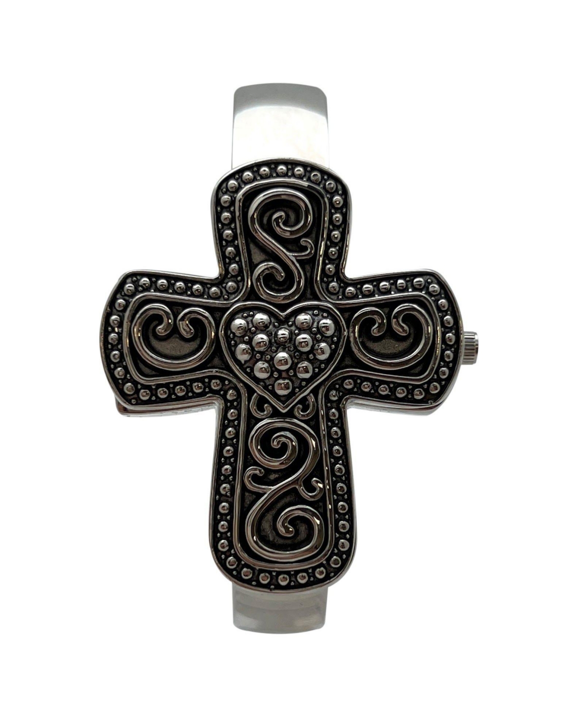 Click here for Olivia Pratt Silver Cross Shape Bangle Women Watch... prices