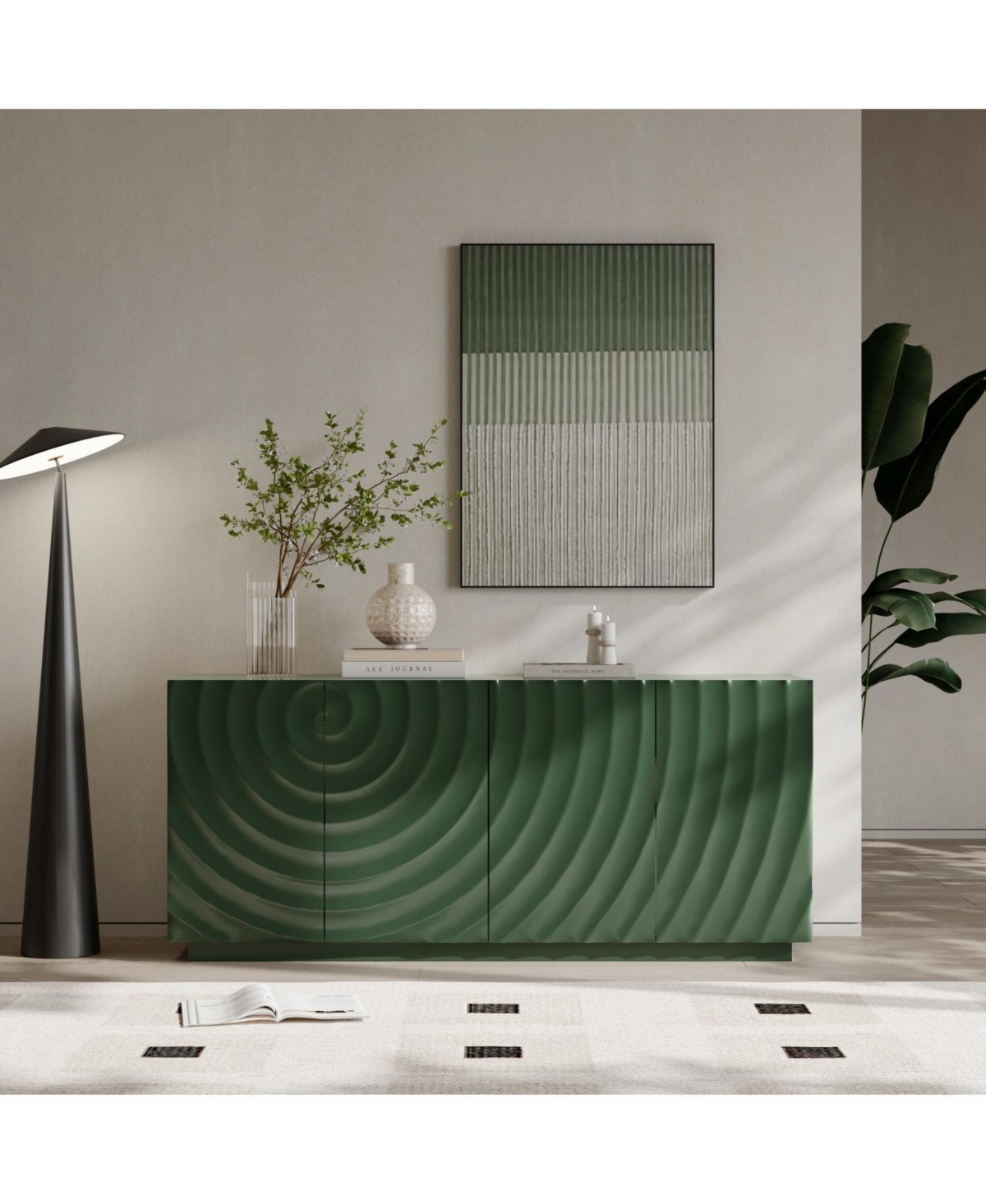 Click here for Streamdale Furniture 59; Green Mid-Century Modern... prices