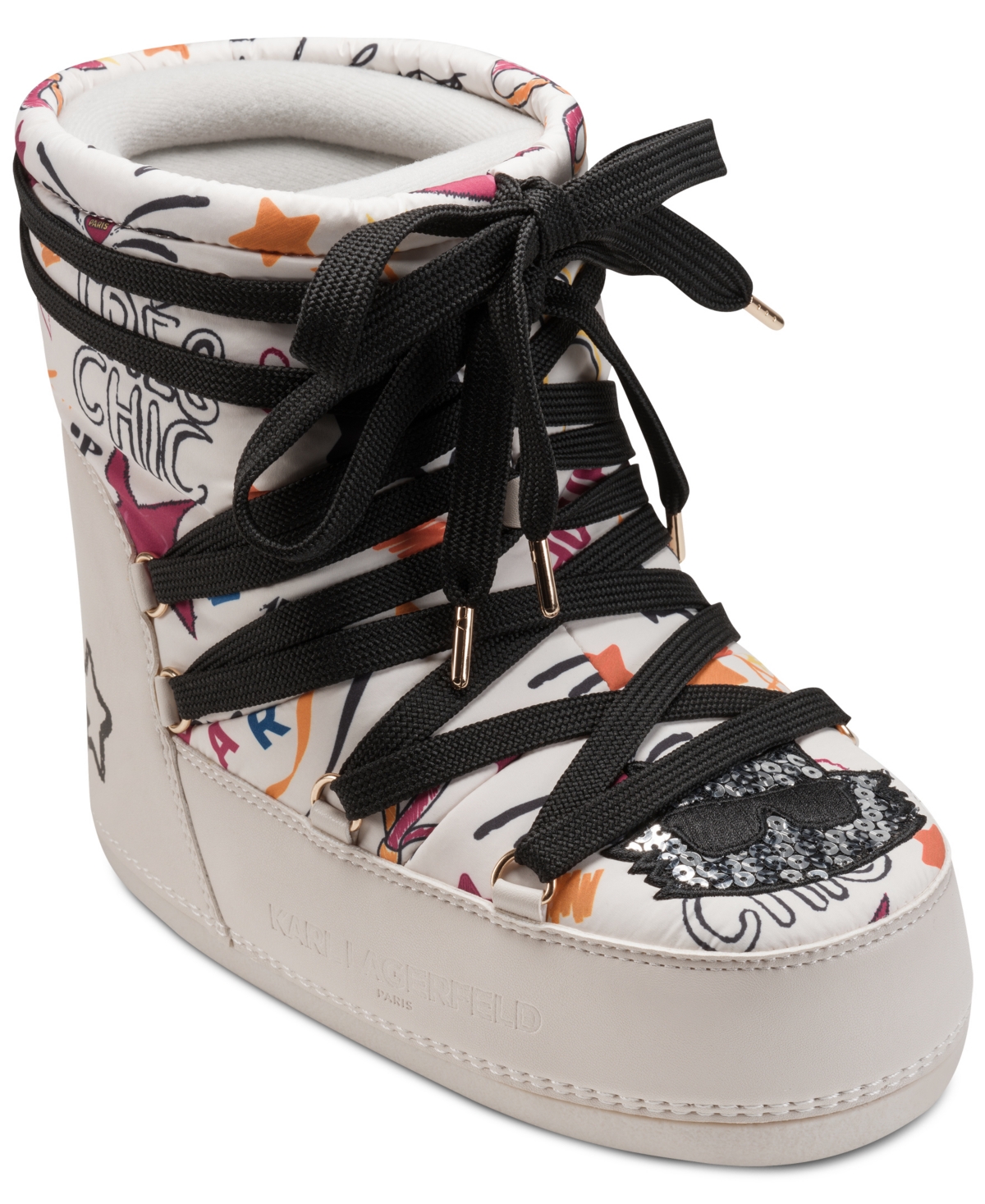 Click here for Karl Lagerfeld Paris Womens Pavan Ikonic Moon Boot... prices