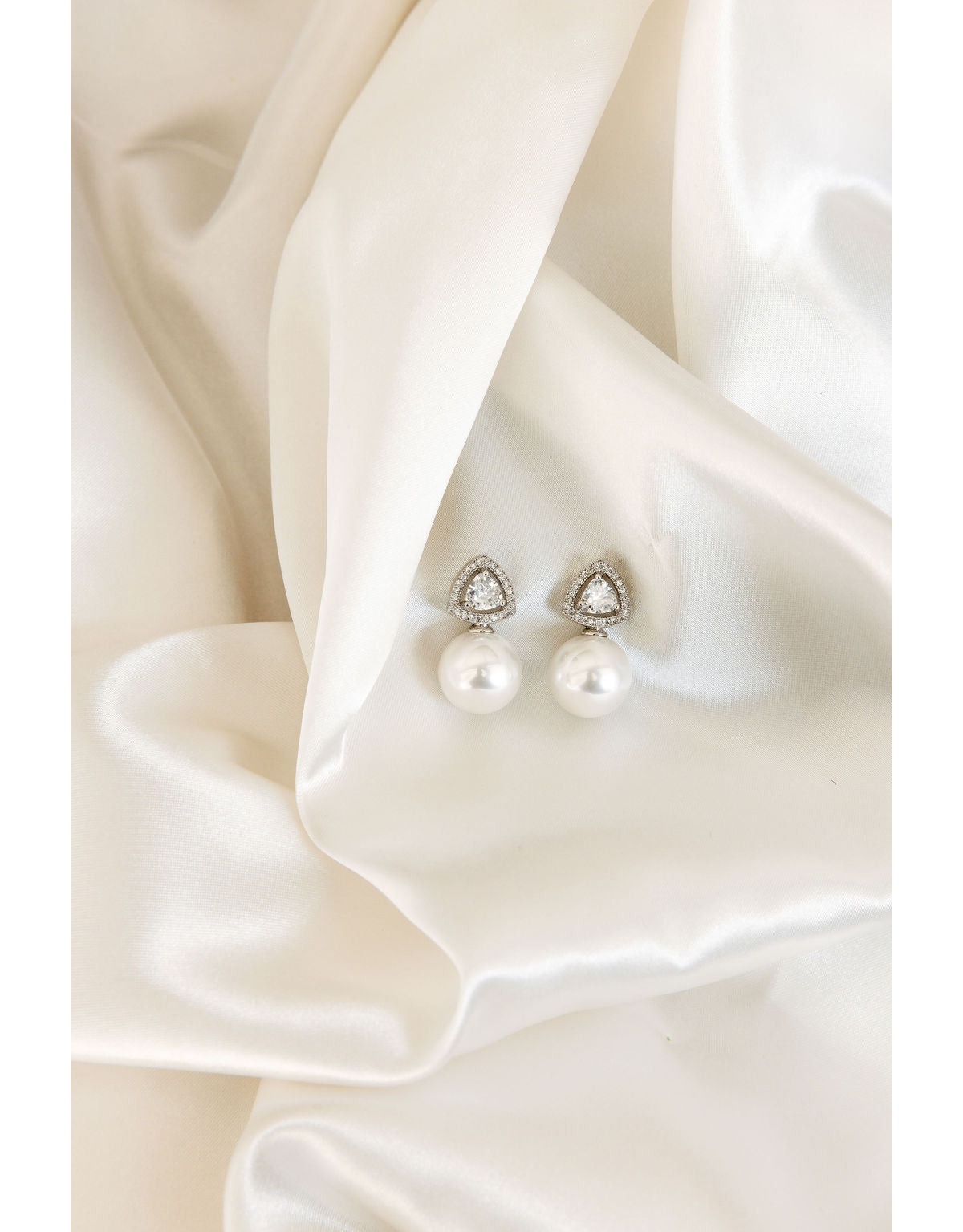Click here for Untamed PetalsLegacy Pearl Drop Earrings - Silver prices