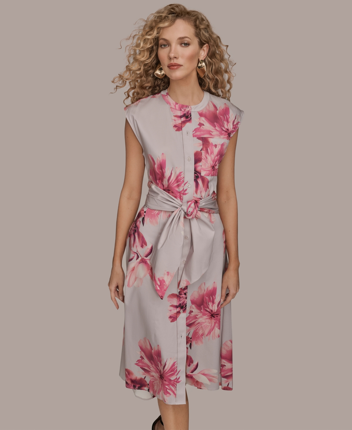 Click here for Donna Karan New York Womens Cap Sleeve Dress - Pin... prices