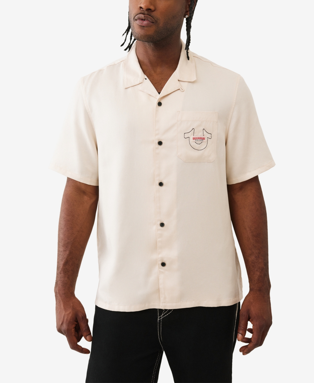 Click here for True Religion Mens Graphic Camp Short-Sleeve Shirt... prices