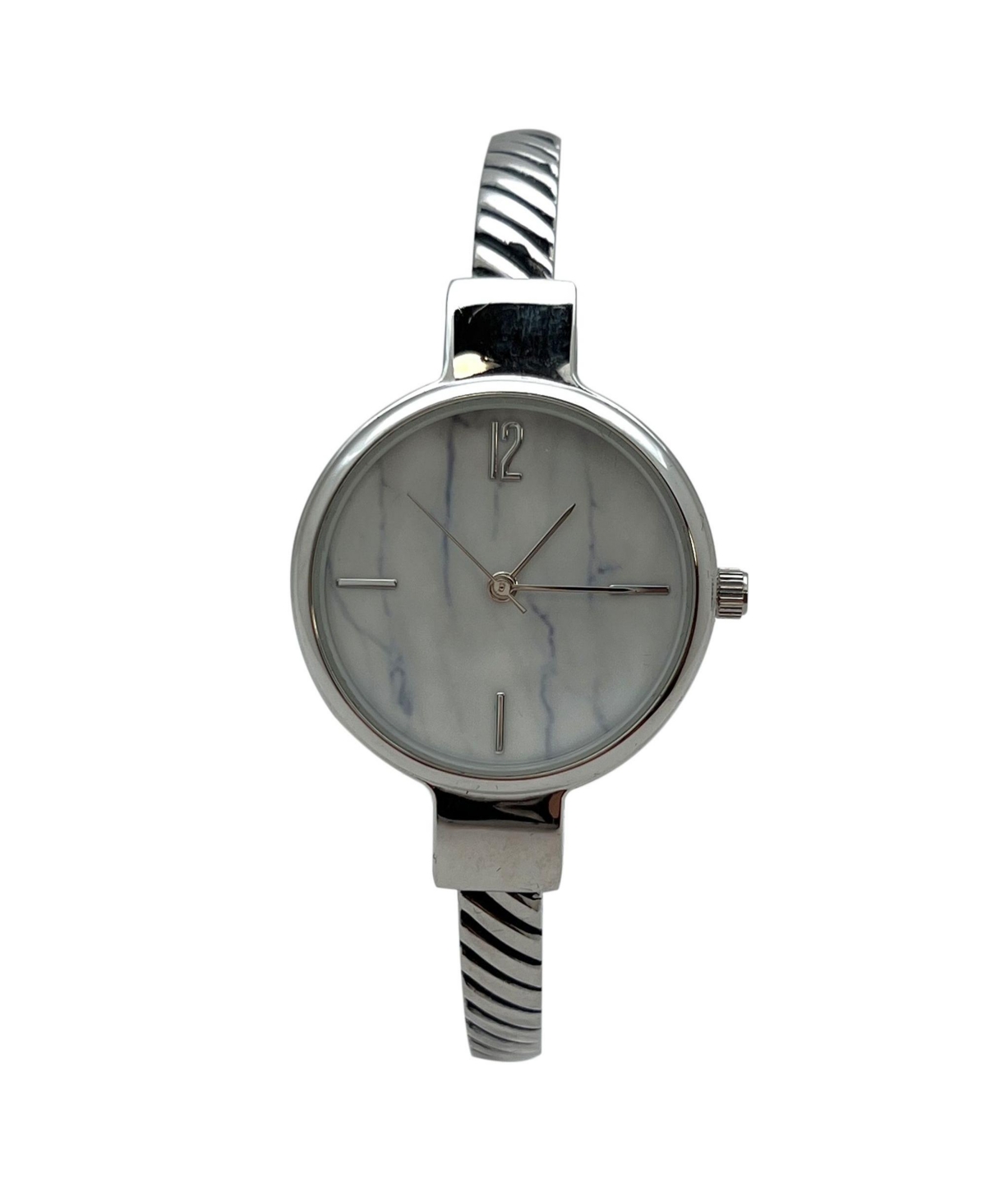 Click here for Olivia Pratt Silver Every Day Thin Marble Face Ban... prices