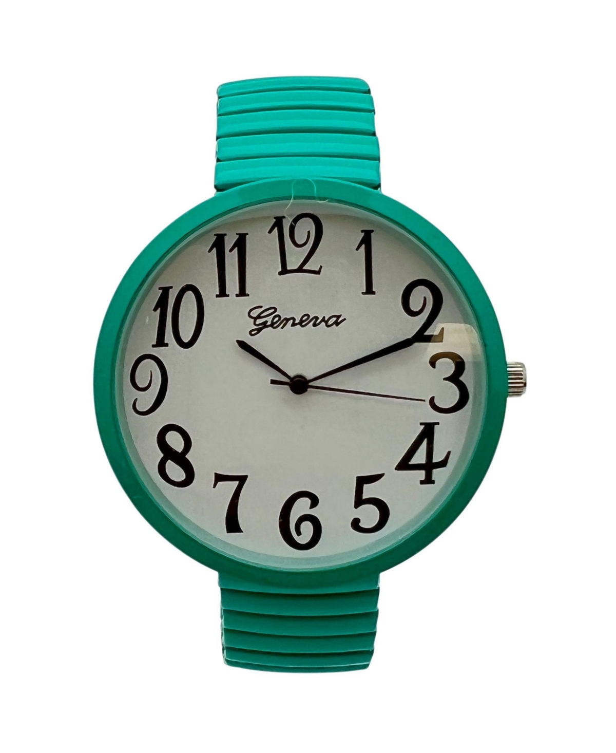 Olivia Pratt Teal Big Face Fun Colors Women Watch - Teal