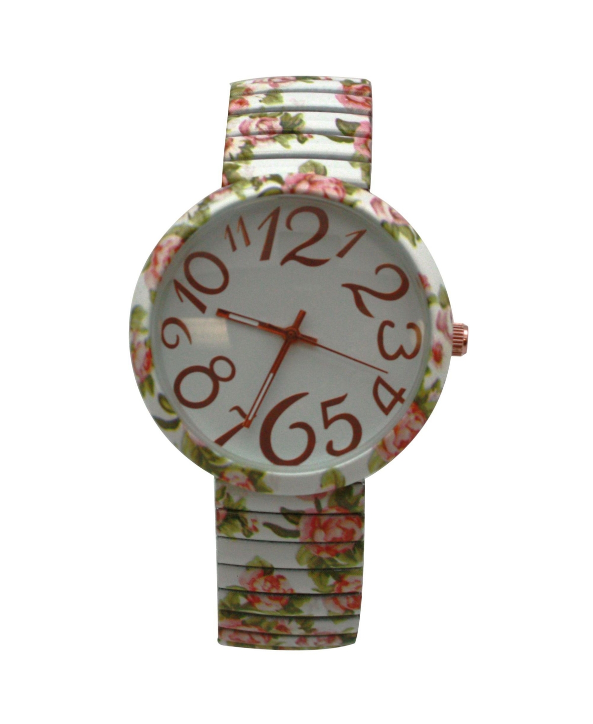 Click here for Olivia Pratt White Floral Stretch Bold Numbers Wom... prices