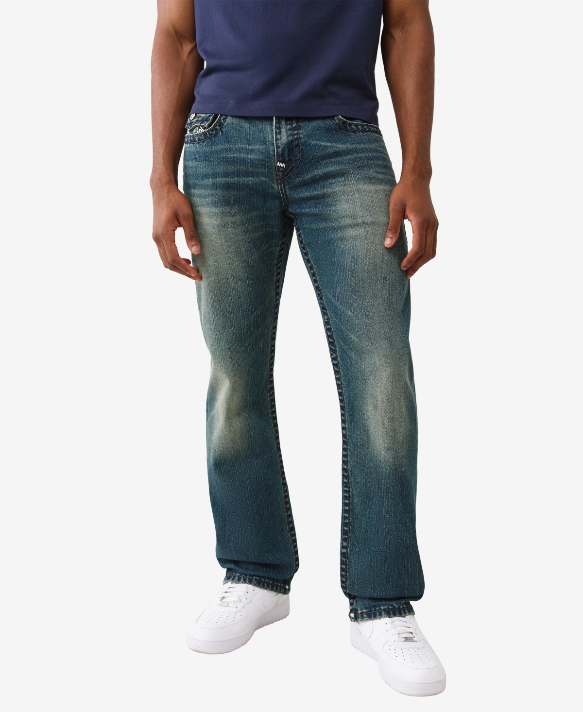 Click here for True Religion Mens Super T Stitch Jeans - Gotham G... prices