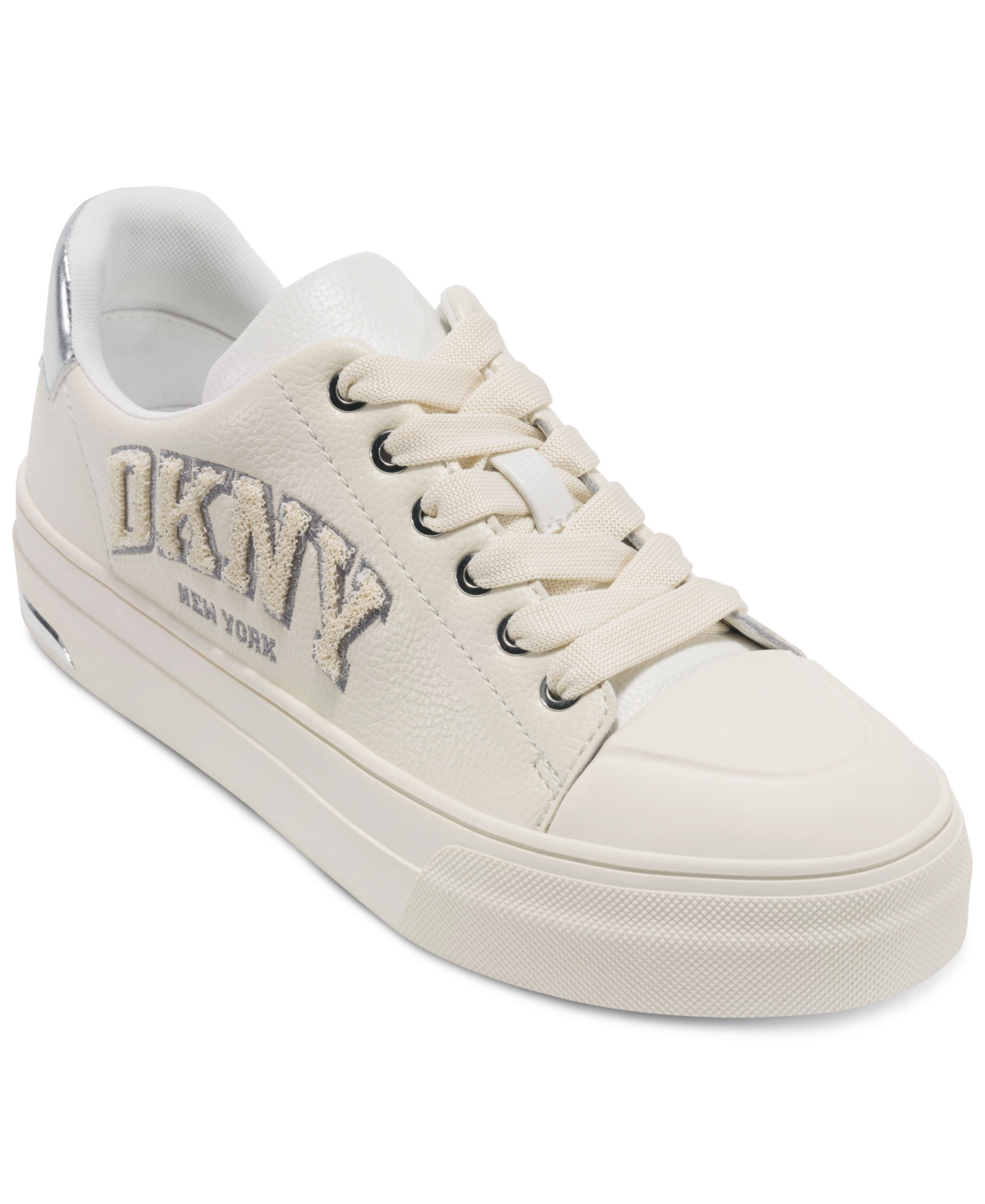 Click here for Dkny Womens York Lace Up Sneaker - Coconut prices
