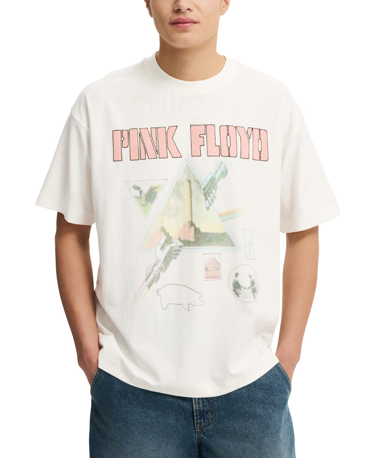Click here for Cotton On Mens Premium Graphics Music Crewneck T-S... prices
