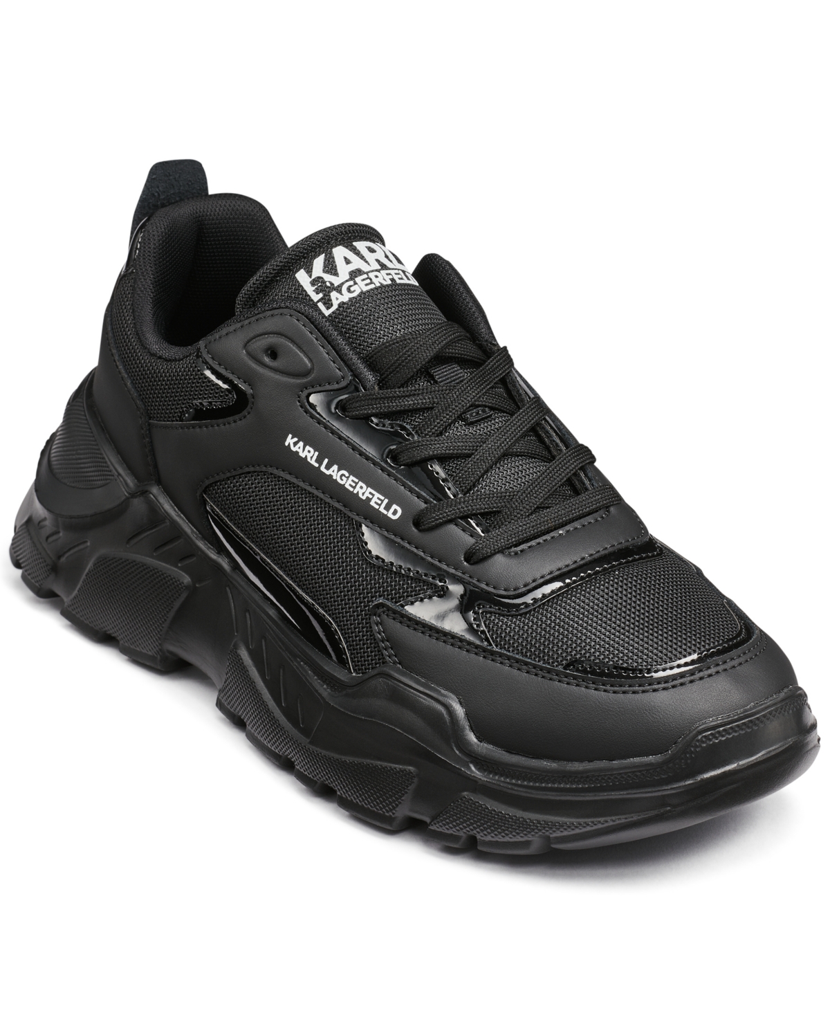 Click here for Karl Lagerfeld Paris Mens Patent Detail Round Toe... prices