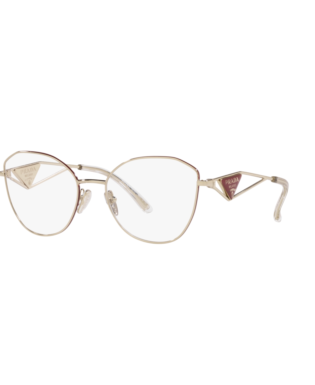 Click here for Prada Womens Irregular Eyeglasses  Pr 52ZV - Pale... prices